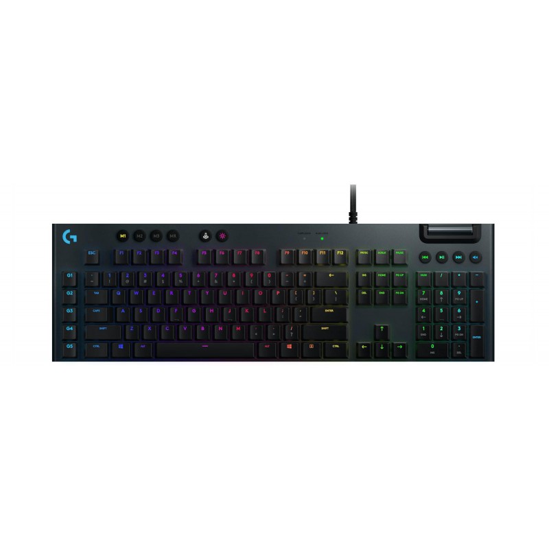 Logitech G815 RGB/Drátová USB/US-Layout/Černá - STOLNIPOCITACE.CZ