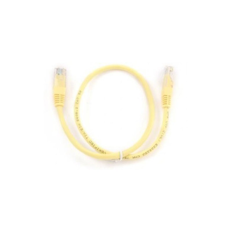 GEMBIRD Eth Patch kabel cat5e UTP 0,25m - žlutý
